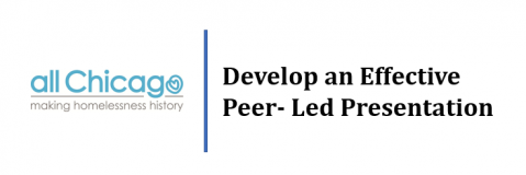 Peer to Peer: Develop an Effective Peer- Led Presentation