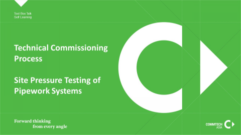 Thumbnail for course Site Pressure Testing of Pipework Systems