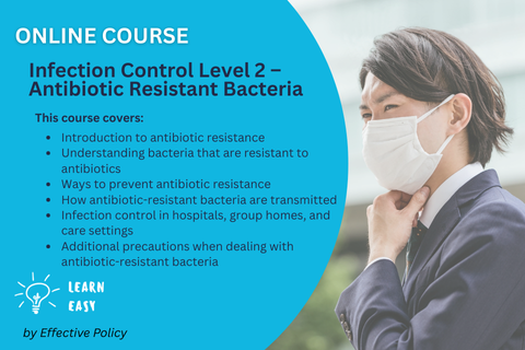 Infection control Level 2 – Antibiotic Resistant Bacteria cover image.