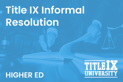 Title IX University | Course catalog