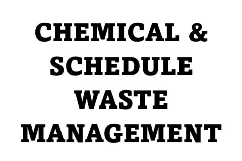 MWP-WEBINAR: CHEMICAL AND SCHEDULED WASTE HANDLING TRAINING (00511)
