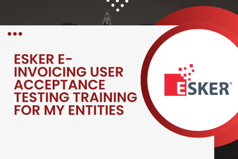 GROUP - ESKER E-INVOICING USER ACCEPTANCE TESTING TRAINING FOR MY ...