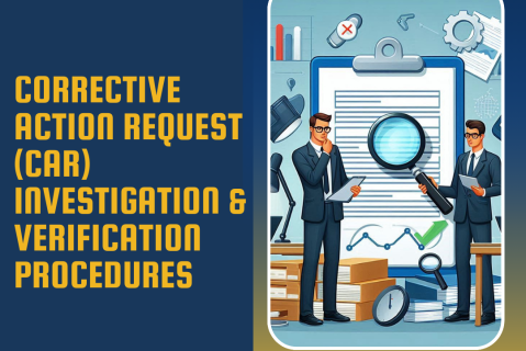 MWP - CORRECTIVE ACTION REQUEST (CAR) INVESTIGATION & VERIFICATION ...