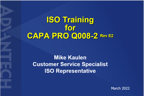 ISO CAPA PRO Q008-1 (ISO-001)