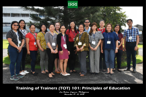 Training of Trainers (TOT) Principles of Education_10-14 Dec 2018