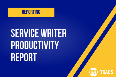 Service Writer Productivity Report (R-Basic.9)