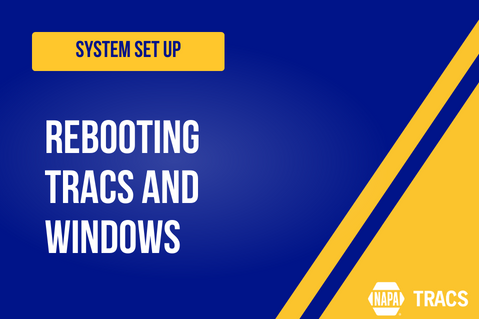 Rebooting TRACS and Windows