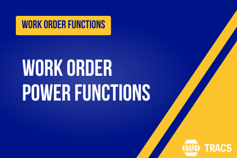 Work Order Power Functions