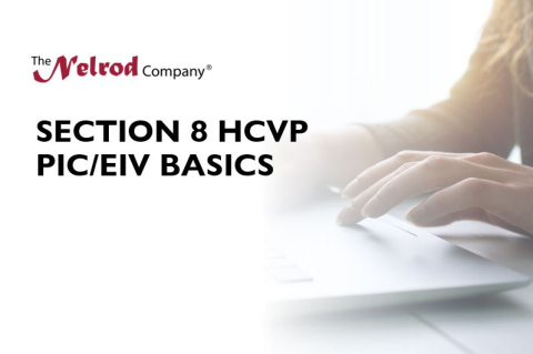 Section 8 HCVP PIC/EIV Basics
