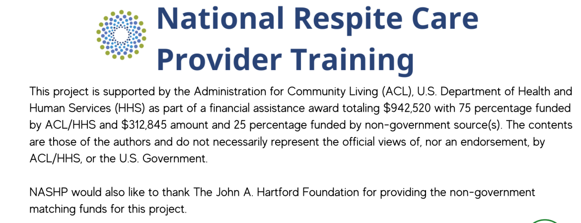 National Respite Care Provider Training