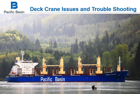 Deck Crane issues and trouble shooting cover image.