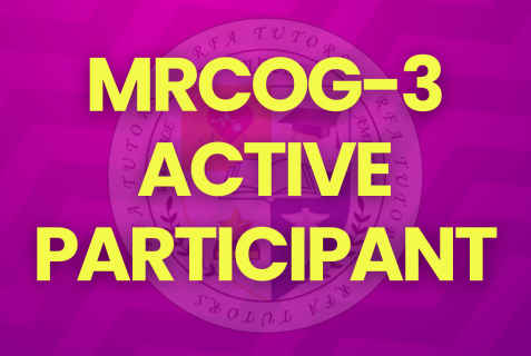 ACTIVE PARTICIPANT PAYMENT LINK MRCOG-3 COURSE BY DR SIDRA ALI