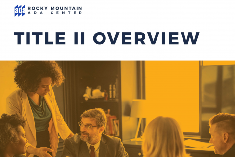 Title II Overview cover image.