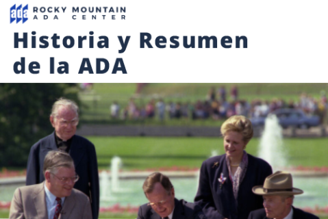 Historia y Resumen de la ADA cover image.