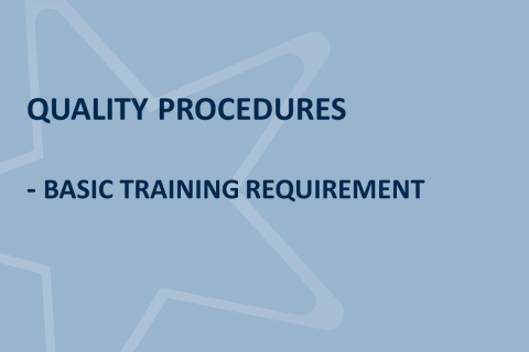 OJT_BASIC TRAINING - QUALITY PROCEDURES