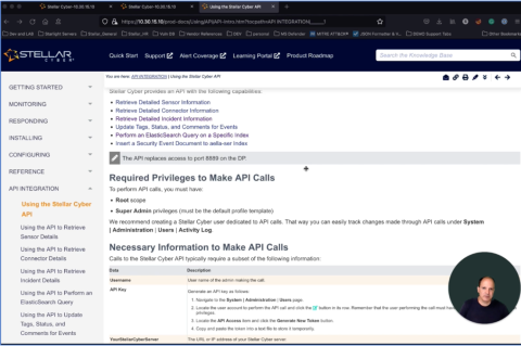 > Stellar Cyber API Training Series