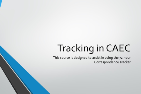 Tracking in CAEC