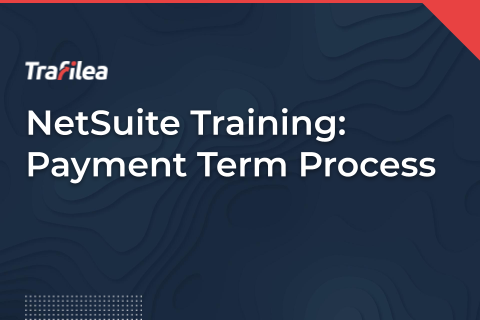 NetSuite Training: Payment Term Process