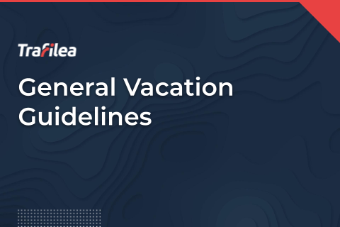 General Vacation Guidelines
