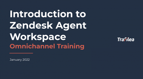 Introduction to Zendesk Agent Workspace: Omnichannel Training