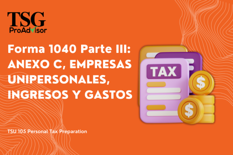 Miniatura del curso PARTE 3 FORMA 1040 : ANEXO C, EMPRESAS ...