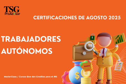 CERTIFICACIONES DE AGOSTO 2025: TRABAJADORES AUTÓNOMOS cover image.